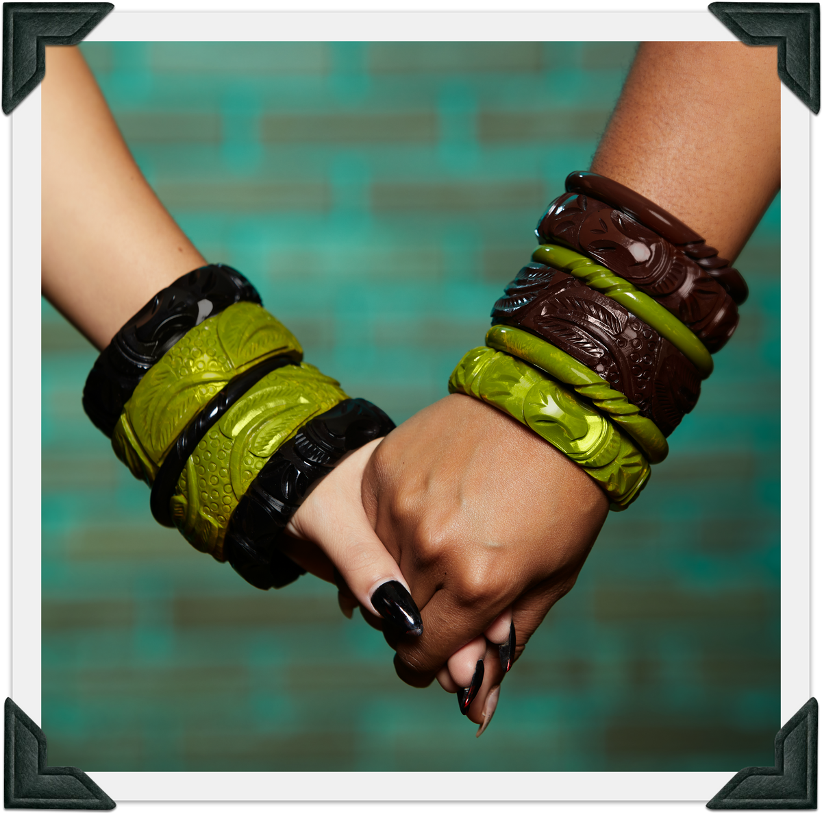 The Luau Lounge Collection - The Aloha Jen Cuff – Lucky Lou Shoes